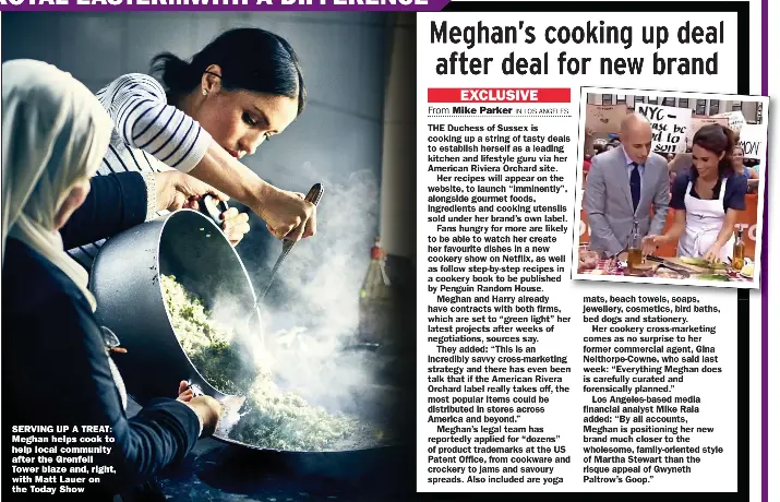 Meghan’s cooking up deal after deal for new brand - PressReader