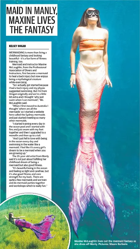 MAID IN MANLY, MAXINE LIVES THE FANTASY - PressReader