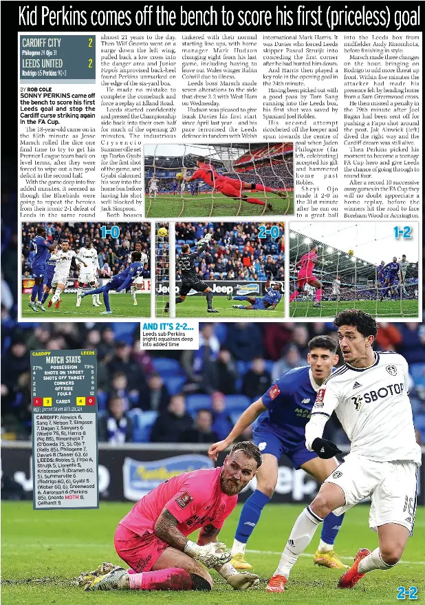 Kid Perkins comes off the bench to score his first (priceless) goal - PressReader