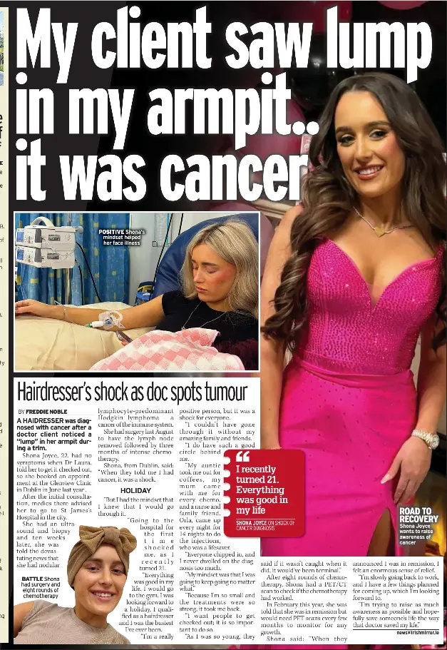 My client saw lump in my armpit.. it was cancer - PressReader