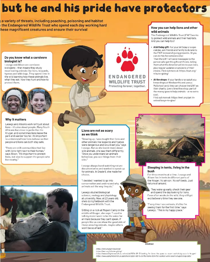 But he and his pride have protectors - PressReader