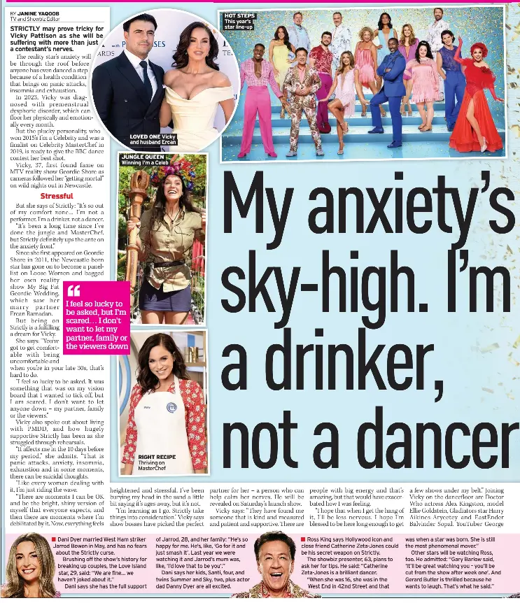 My anxiety’s sky-high. I’m a drinker, not a dancer - PressReader