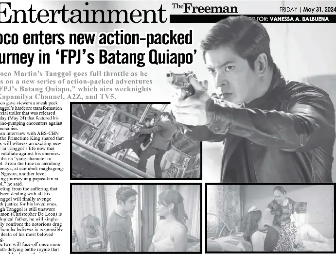 Coco enters new action-packed journey in ‘FPJ’s Batang Quiapo’ - PressReader