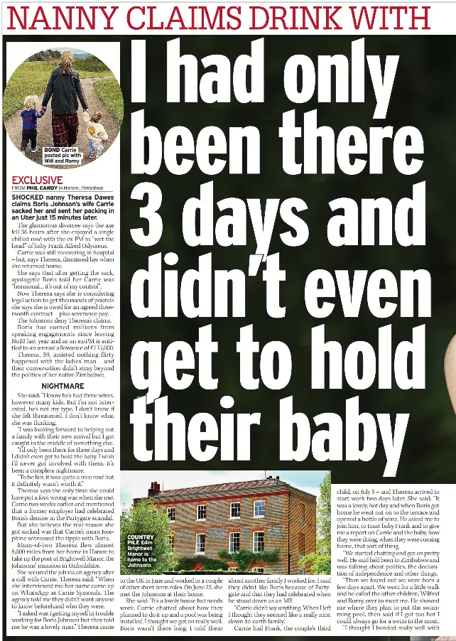 I had only been there 3 days and didn’t even get to hold their baby - PressReader