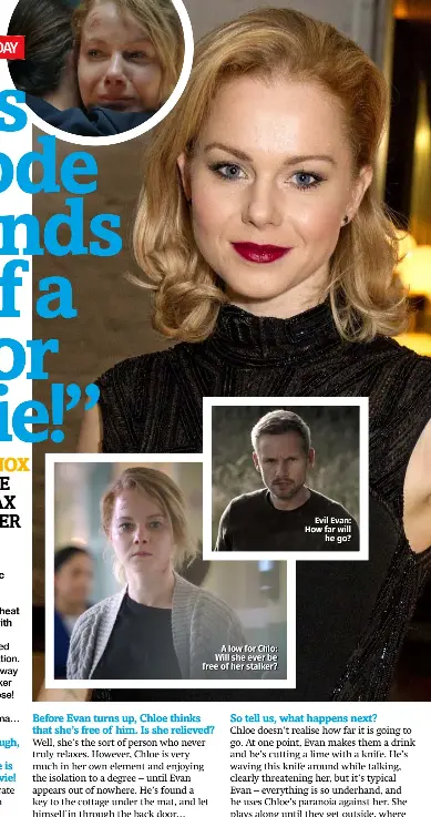 Holby City Chloe’s stalker turns up - PressReader