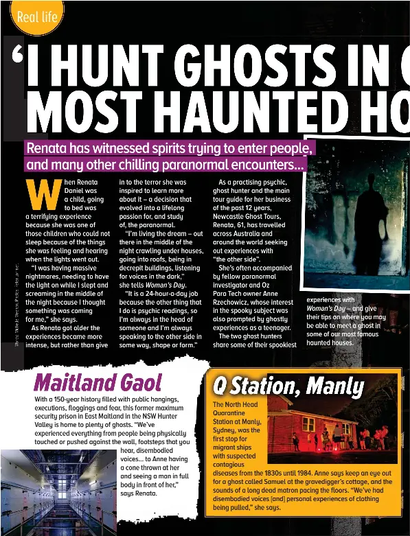 ‘I HUNT GHOSTS IN OUR MOST HAUNTED HOUSE - PressReader