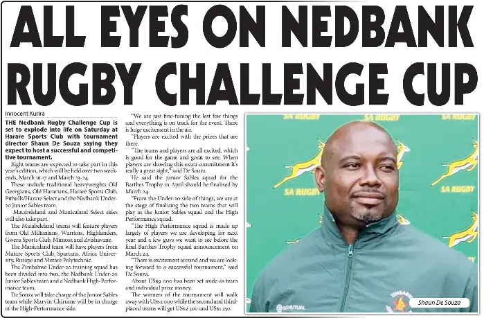 ALL EYES ON NEDBANK RUGBY CHALLENGE CUP - PressReader