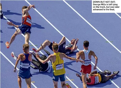 Mills blames Hay as he has tumble in heats for 5000m - PressReader