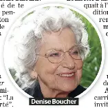 Denise Boucher n’est plus - PressReader