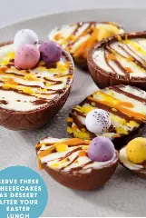 Mini Easter egg cheesecake­s - PressReader