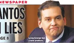 CONGRESS PROBING SANTOS FINANCING, CAMPAIGN LIES - PressReader