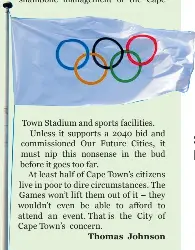 SA’S UNFEASIBLE OLYMPIC DREAM - PressReader