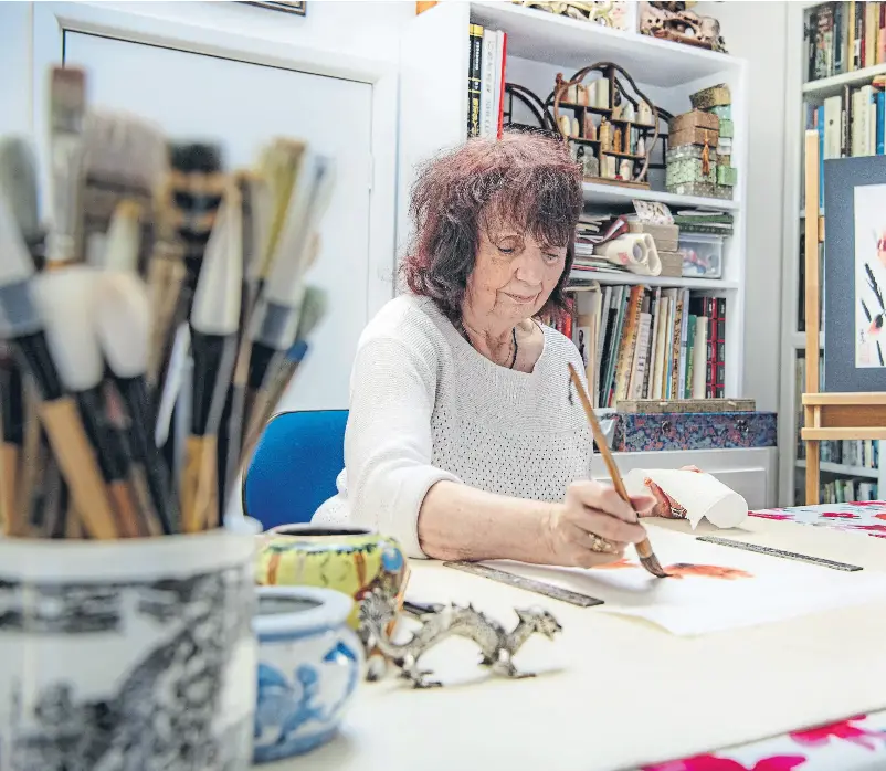 Anne paints Chinese way - PressReader