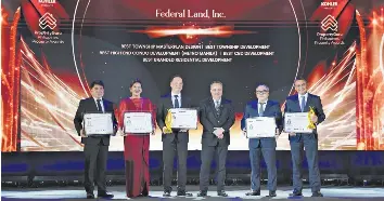 Federal Land Shines at PropertyGu­ru Awards 2024 - PressReader