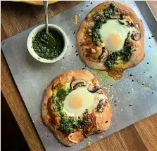 SMOKY BREAKFAST PIZZAS - PressReader