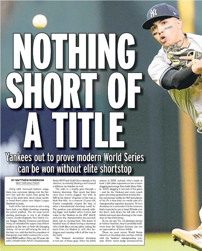 NOTHING SHORT OF A TITLE - PressReader