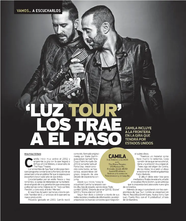 ‘LUZ TOUR’ LOS TRAE A EL PASO - PressReader