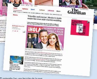 Delicioso festín para la prensa internacio­nal - PressReader