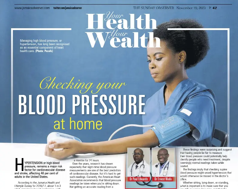 Checking your BLOOD PRESSURE at home - PressReader