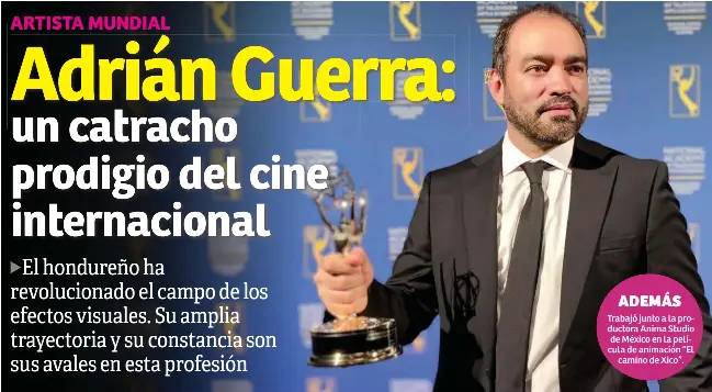 Adrián Guerra: un catracho prodigio del cine internacio­nal - PressReader