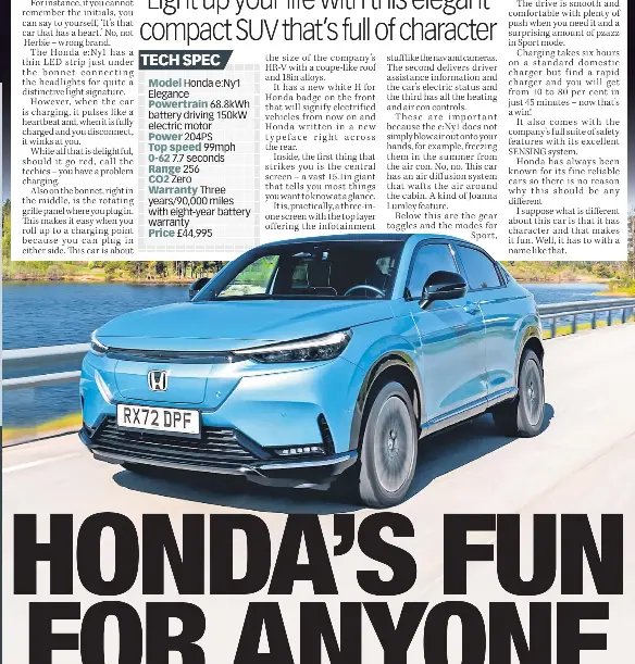 HONDA’S FUN FOR ANYONE - PressReader