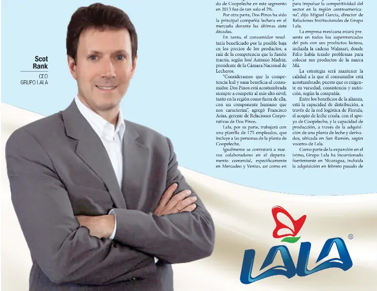 Mexicana Lala rompería monopolio de Dos Pinos - PressReader