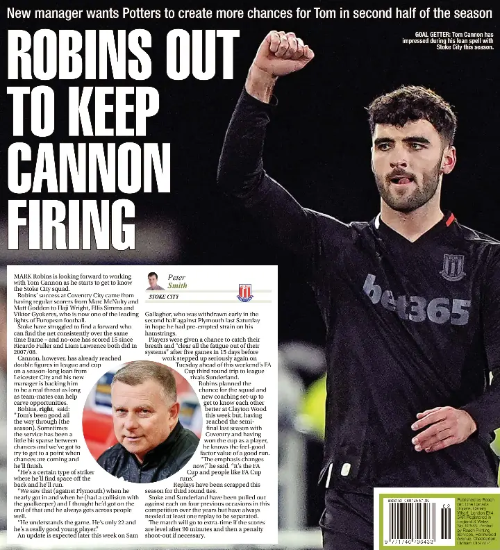 ROBINS OUT TO KEEP CANNON FIRING - PressReader