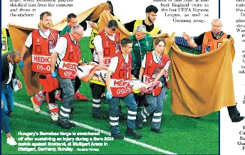 Hungary knocks Scotland out after Varga injury horror - PressReader