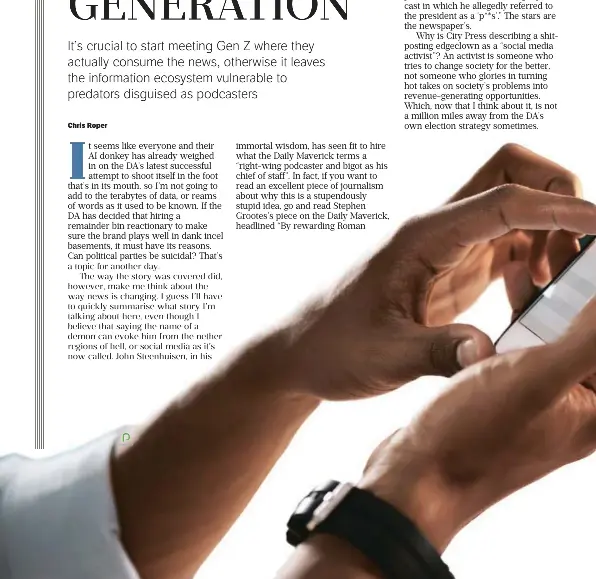 NEWS FOR THE NEXT GENERATION - PressReader