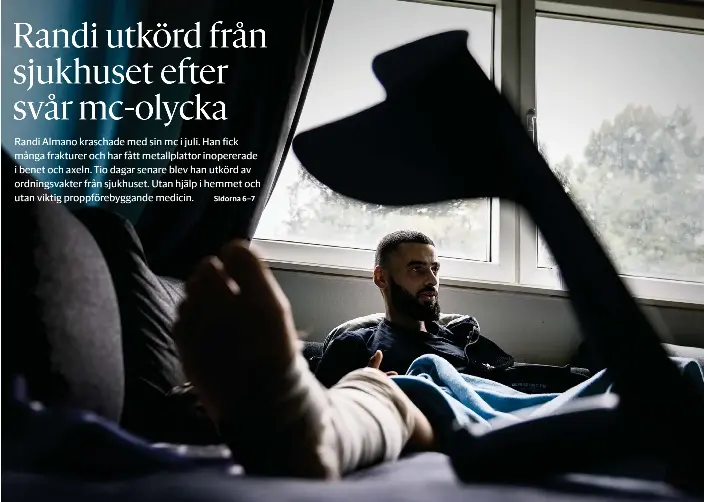 Randi utkörd från sjukhuset efter svår mc-olycka - PressReader