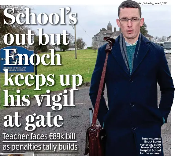 School’s out but Enoch keeps up his vigil at gate - PressReader