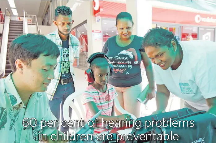 60 per cent of hearing problems in children are preventabl­e - PressReader
