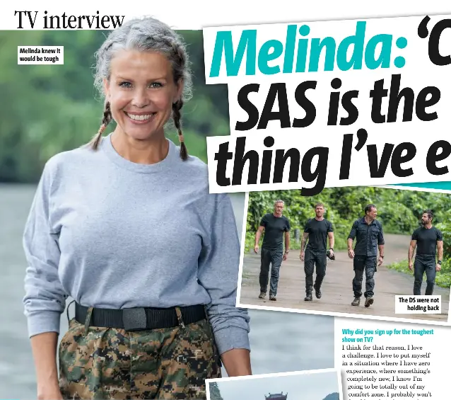 Melinda: ‘Celebrity SAS is the hardest thing I’ve ever done' - PressReader