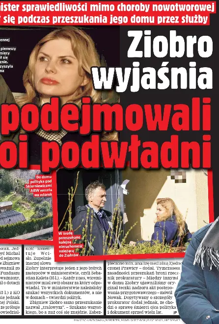 Ziobro wyjaśnia Decyzje podejmowal­i moi podwładni - PressReader