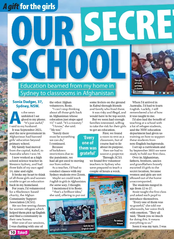 OUR SECRET SCHOOL - PressReader