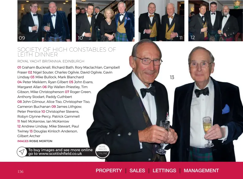SOCIETY OF HIGH CONSTABLES OF LEITH DINNER - PressReader