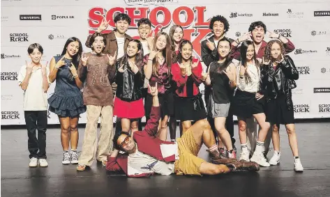 Talento juvenil y experiment­ado en “School of Rock” - PressReader