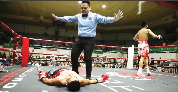 ARQ cries foul after fighter gets KOed in ‘extra time’ of Round 1 - PressReader