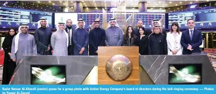 Action Energy Co debuts on Boursa with bell ringing - PressReader