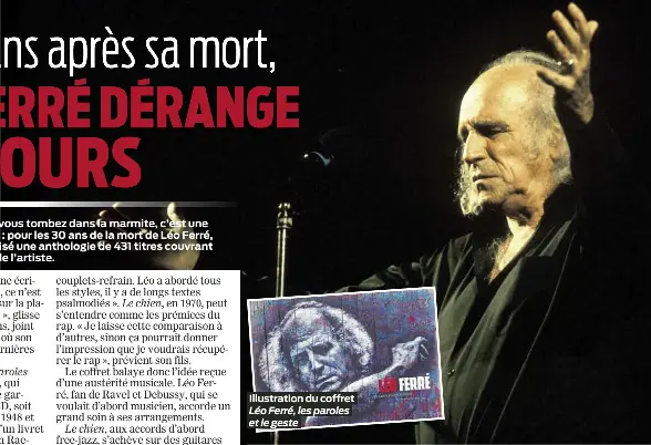 Trente ans après sa mort, LÉO FERRÉ DÉRANGE TOUJOURS - PressReader