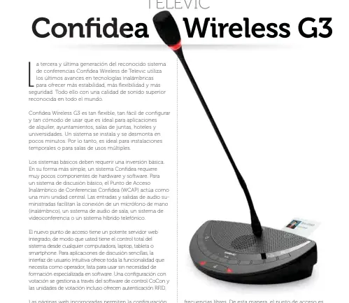 TELEVIC Confidea Wireless G3 - PressReader