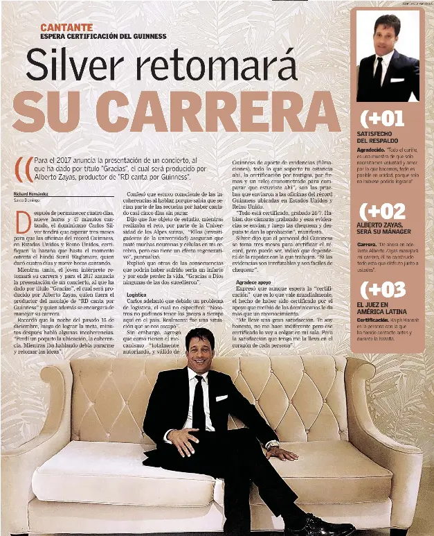 Silver retomará SU CARRERA - PressReader
