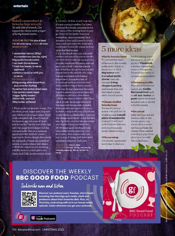 Baked camembert & brioche bun wreath - PressReader