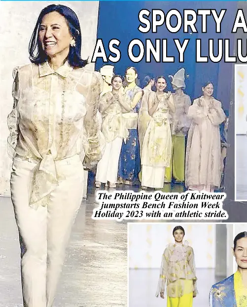 SPORTY AND COOL PIÑA, AS ONLY LULU TAN-GAN CAN - PressReader
