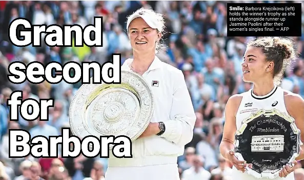 Grand second for Barbora - PressReader