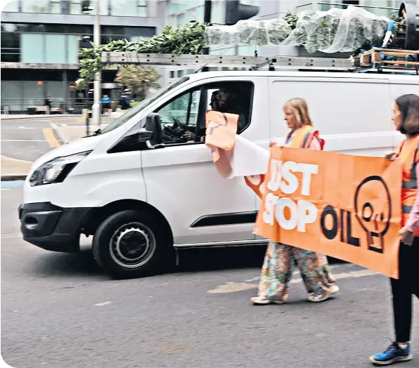 Just Stop Oil pits working-class white van man against the middle classes - PressReader