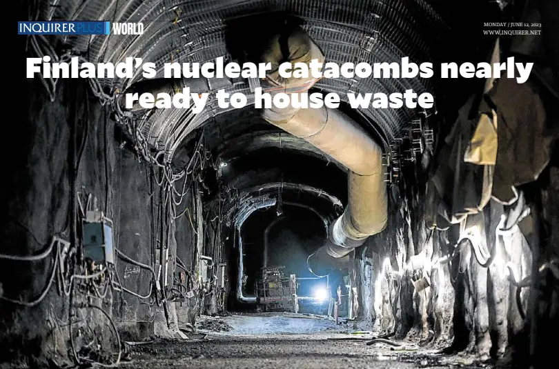 Finland’s nuclear catacombs nearly ready to house waste - PressReader