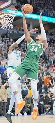 Giannis, Bucks silence Wolves - PressReader