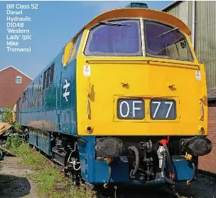 Western Lady to join line-up at SVR’S Autumn Diesel Bash - PressReader