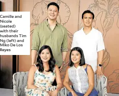 At Nena’s Sanctuary, Nicole, Camille and Christian Tantoco learn the ...